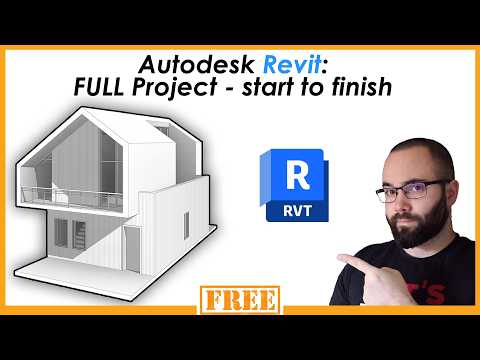 Autodesk Revit Full Beginner Course Complete Project Start To