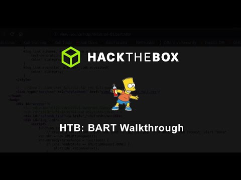 Hackthebox Bart Walkthrough Windows Exploitation Youtube