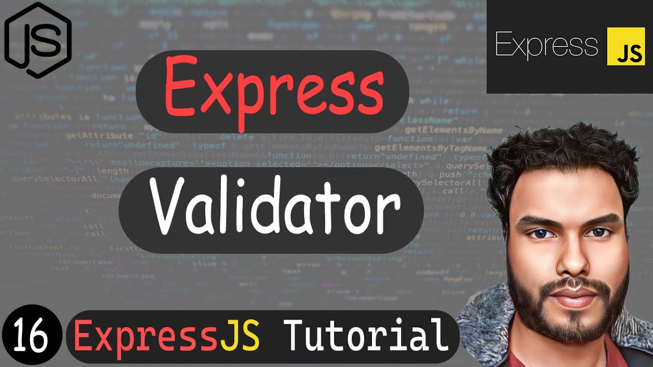 Express Validator Express Js Tutorial Youtube