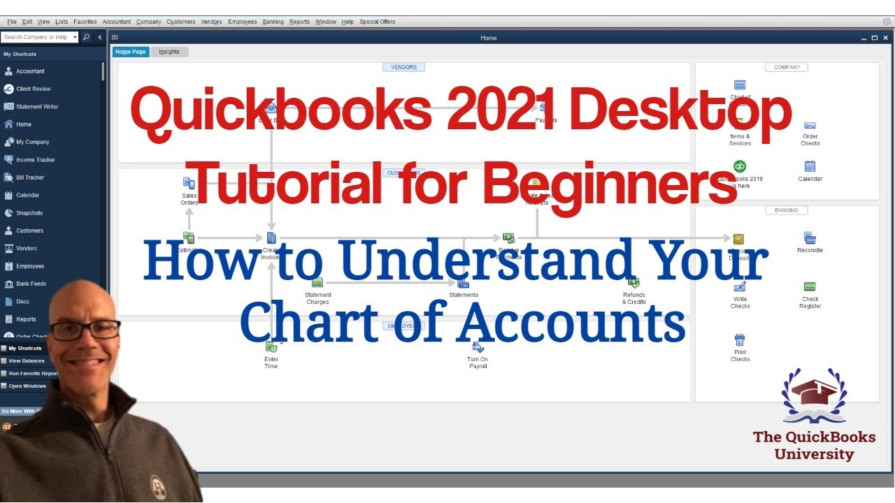 Quickbooks Desktop 2021 Tutorial For Beginners How To Understand Your