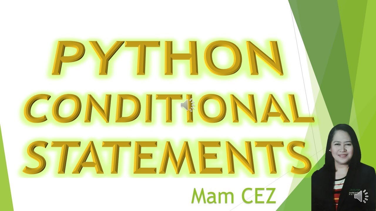 Python Conditional Statements Youtube