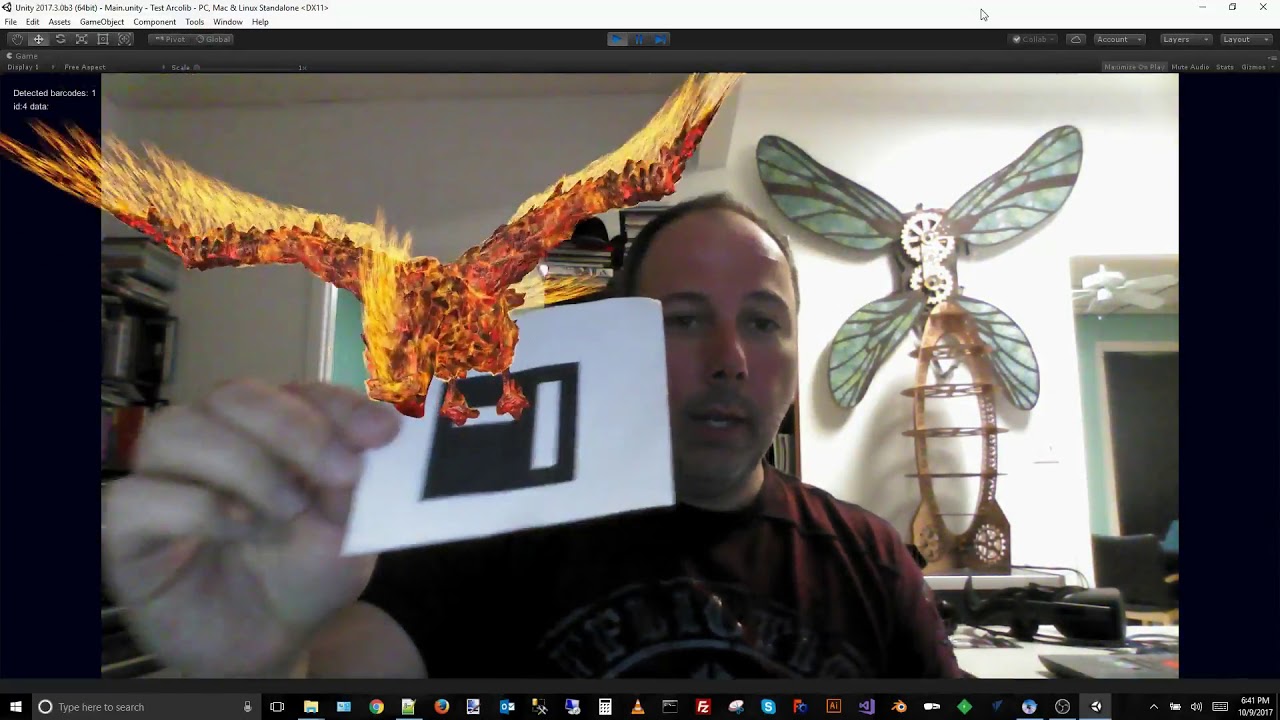 Ar Demo Using Markers Youtube