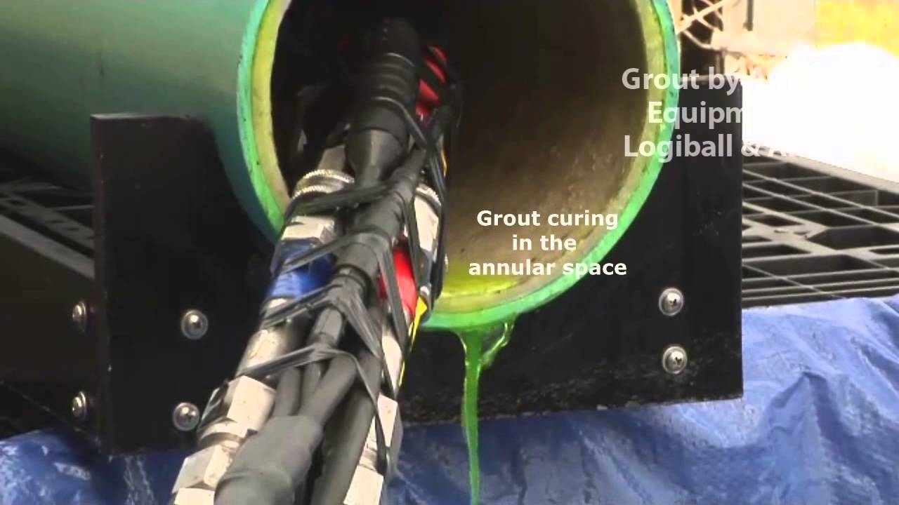 Demonstration Annular Space Grouting 2014 Youtube
