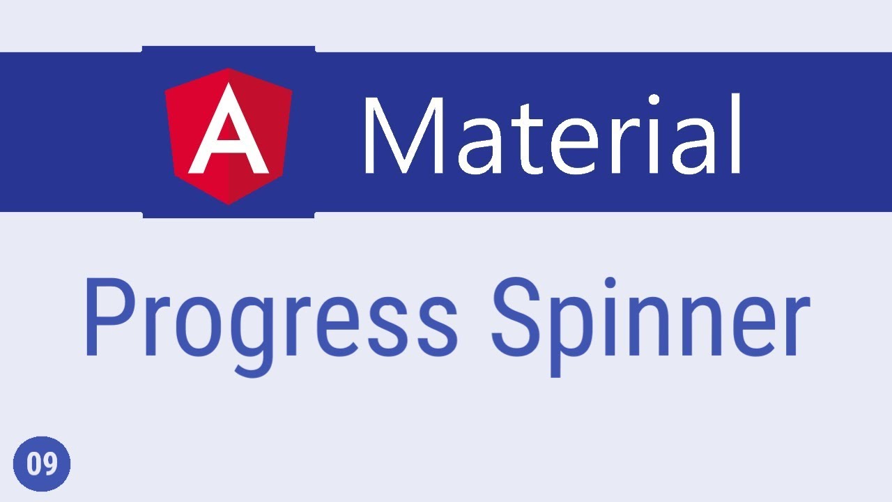 Angular Material Tutorial 9 Progress Spinner Youtube