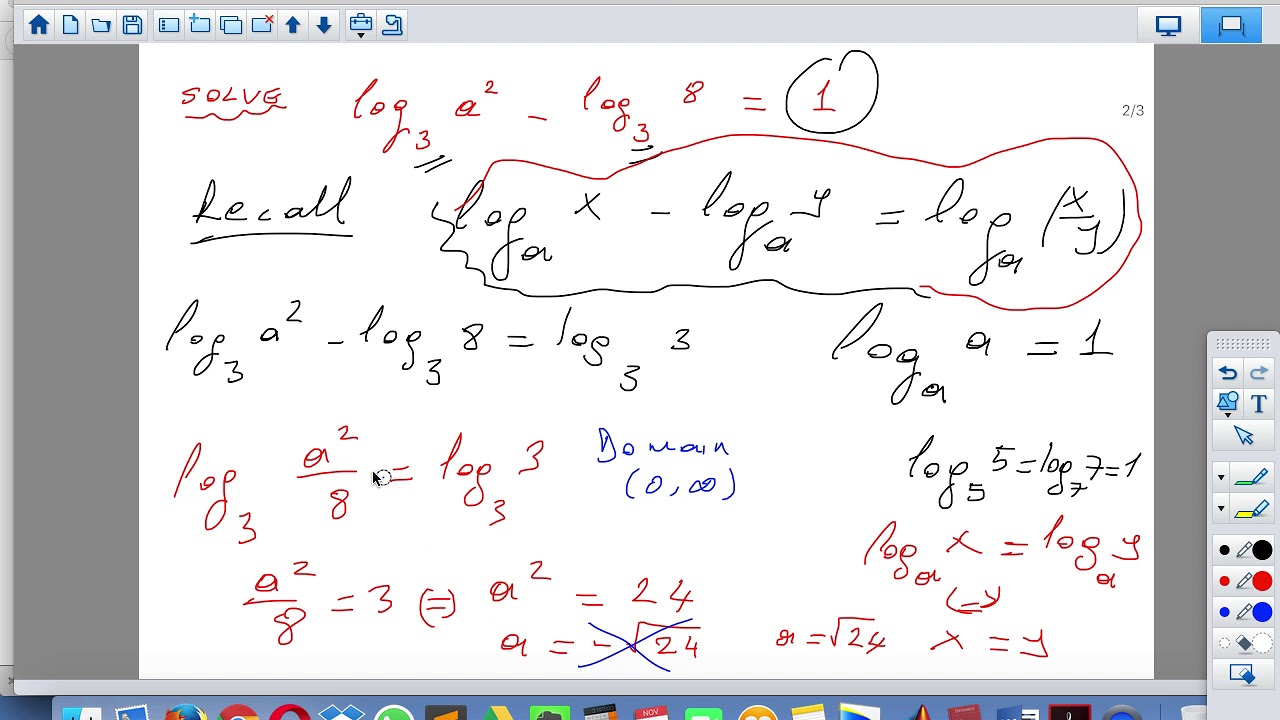 Logarithmic Questions Youtube