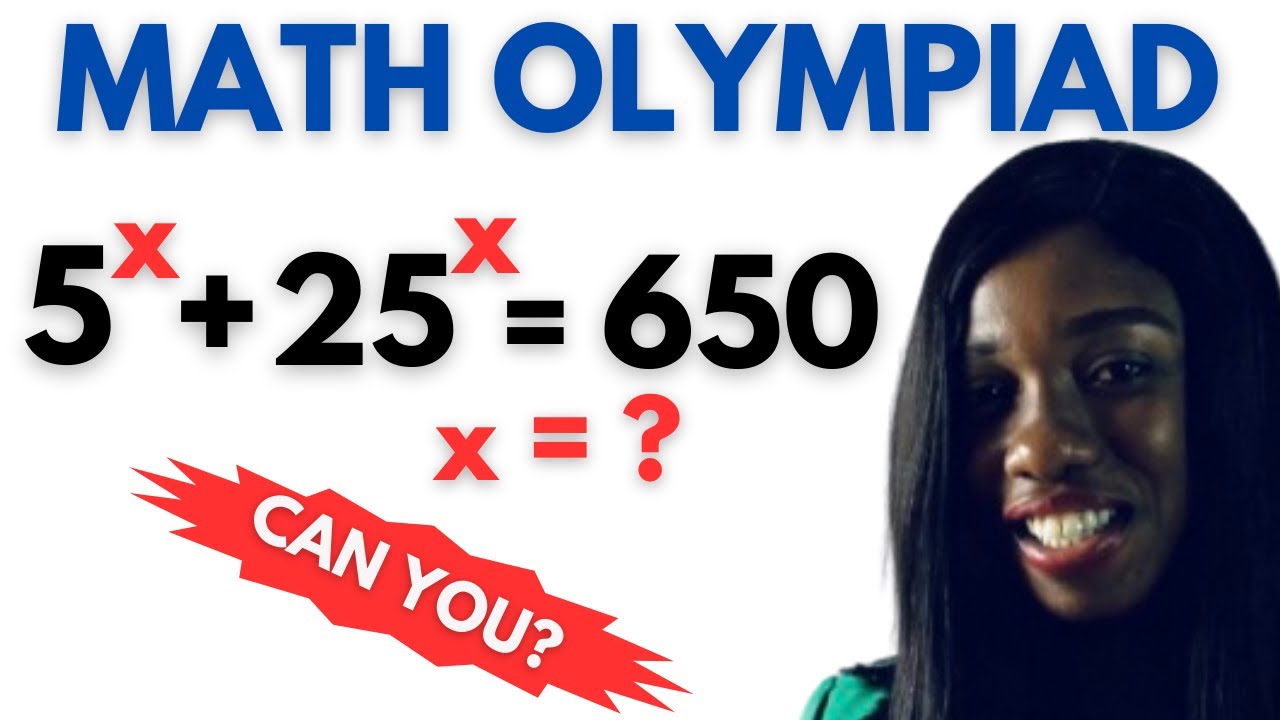 A Nice Math Olympiad Algebra Equation Solve For X Algebra Youtube