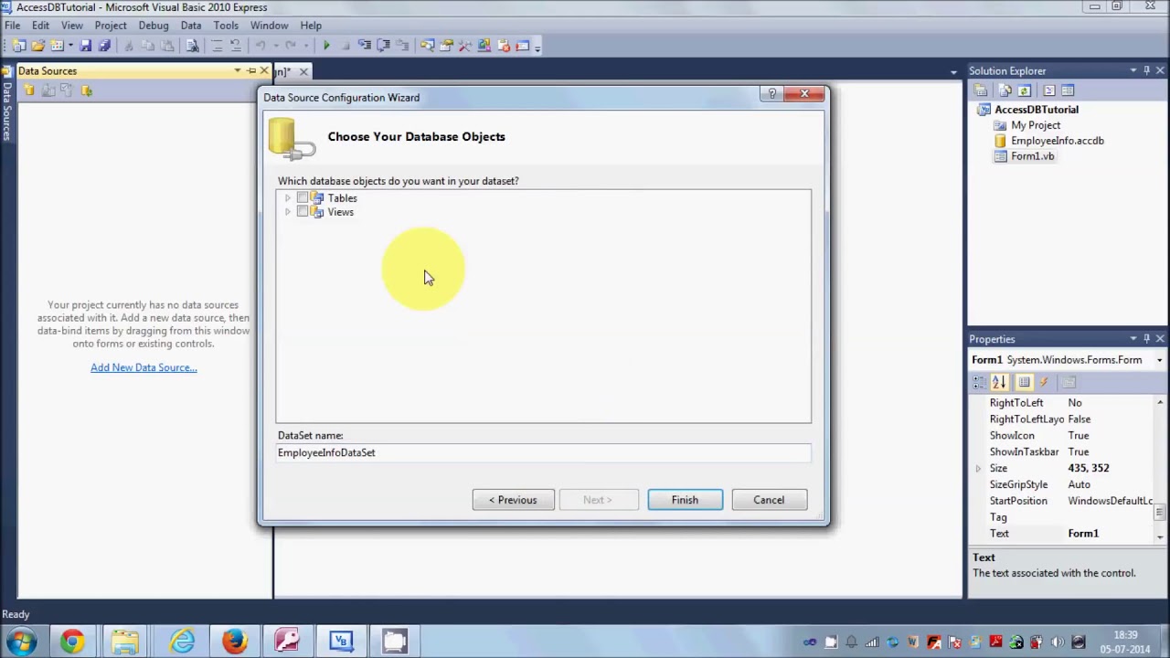 Vb Net Ms Access Database Tutorial 1 How To Connect Access Database