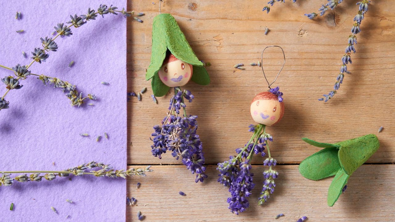 Lavendel Fee Basteln Mit Der Kleinen Fee Lavendula Youtube