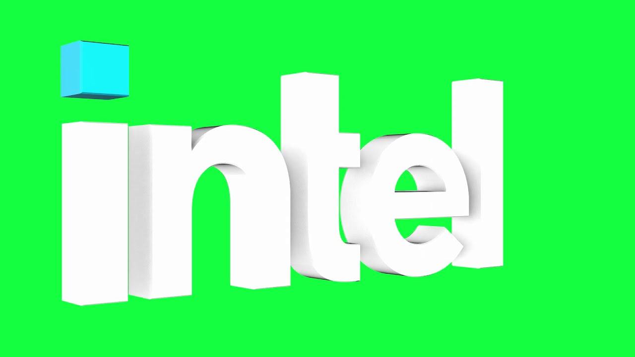 Intel Green Screen New Logo Loop Chroma Animation Youtube