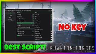 New Phantom Forces Script No Key Hack Gui For Aimbot Player Esp More