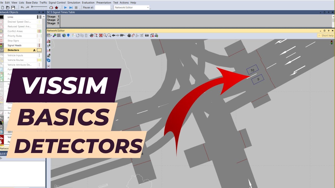 Vissim Tutorial Detectors Youtube