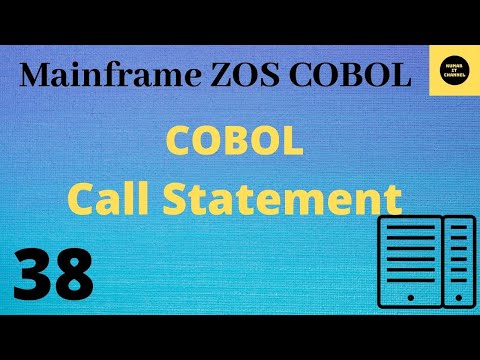 Cobol 11 Cobol Call Statement Mainframe Tutorials