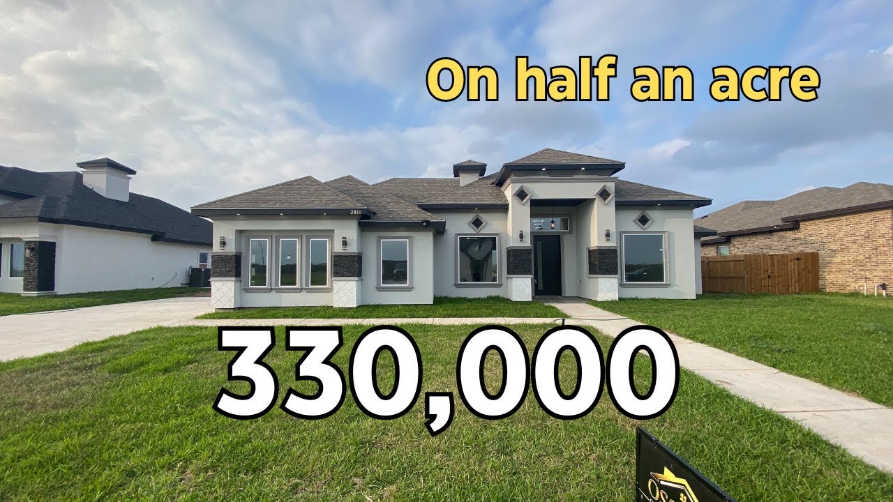 New Construction Home On 1 2 An Acre In South Texas Youtube