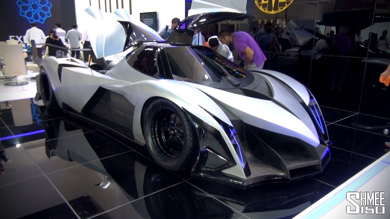 5 000hp Devel Sixteen Crazy V16 Hypercar With 560km H Top Speed Youtube
