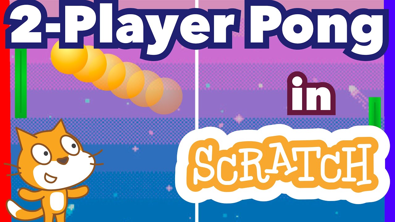 How To Make A Multiplayer Game In Scratch Two Player Pong Tutorial