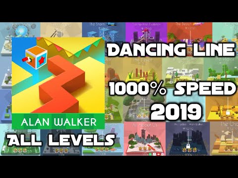 Dancing Line 2019 All Levels 1000 Speed Youtube