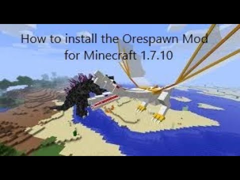 How To Install The Orespawn Mod For Minecraft 1 7 10 Youtube