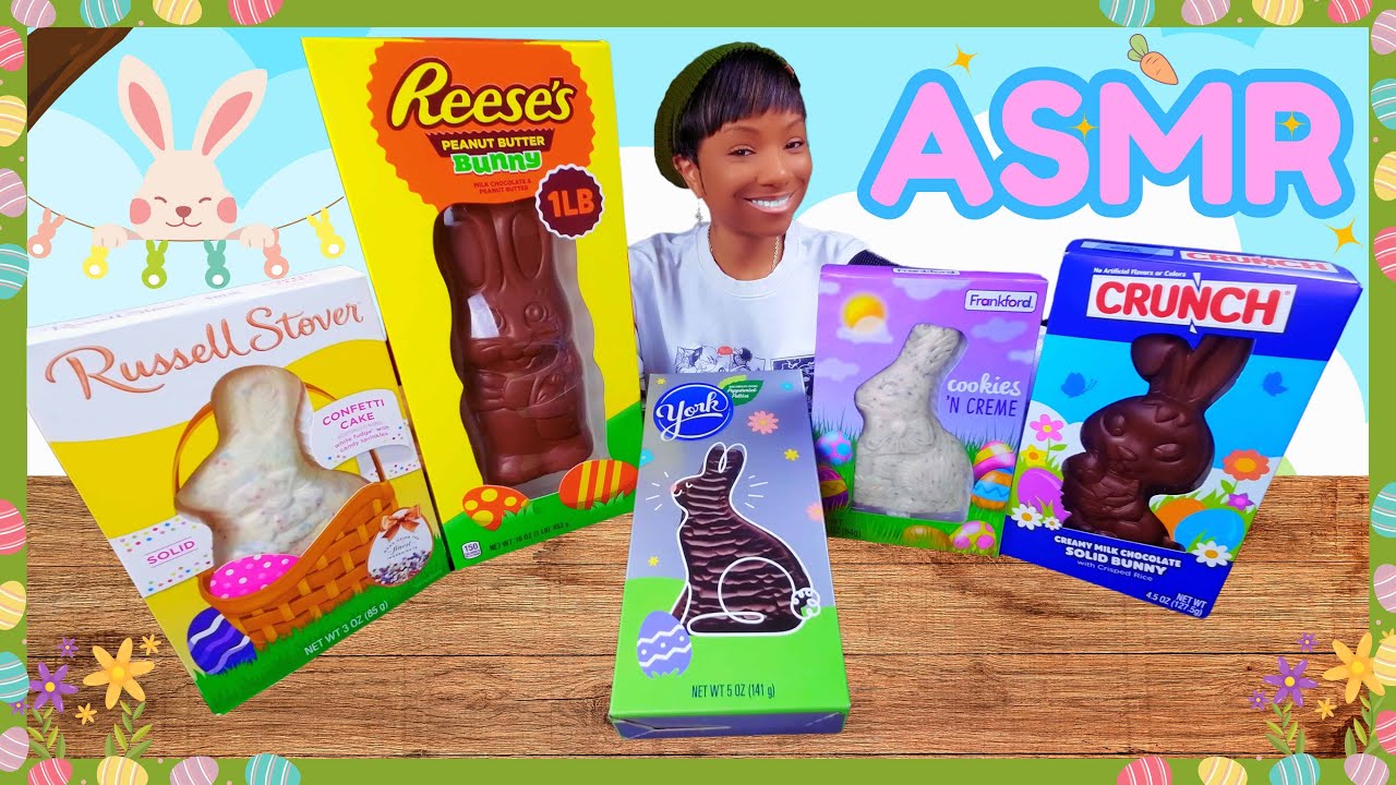 Asmr Mukbang Chocolate Easter Bunnies Youtube