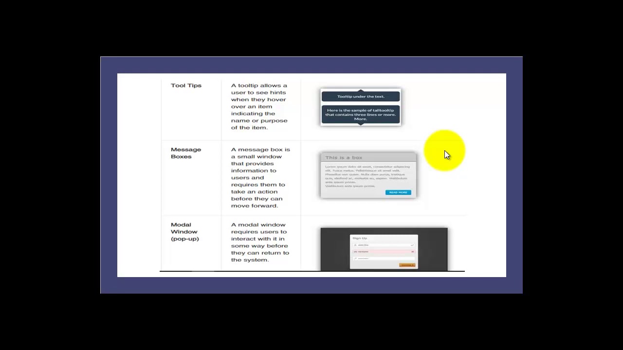 User Interface Elements Part 2 Youtube