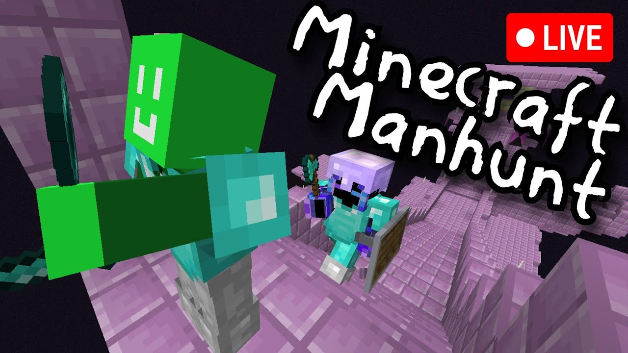 Minecraft Manhunt With Viewers Live Youtube