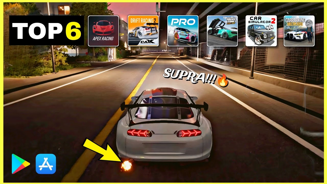Top 6 Realistic Car Racing Games For Android Ios Best Car Racing