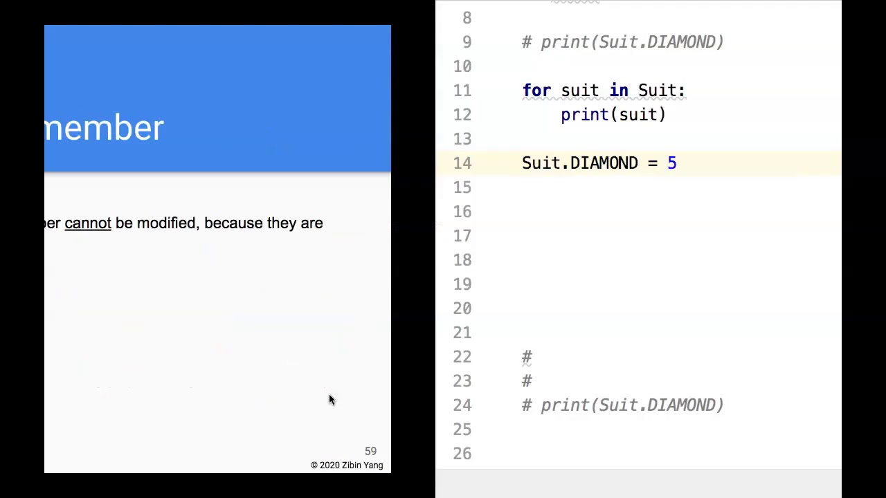 Cs3b Week 1 Python Enum Youtube