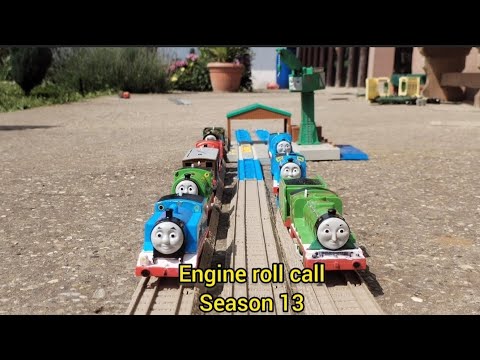 Thomas And Friends Trackmaster Engine Roll Call Season 13 Youtube