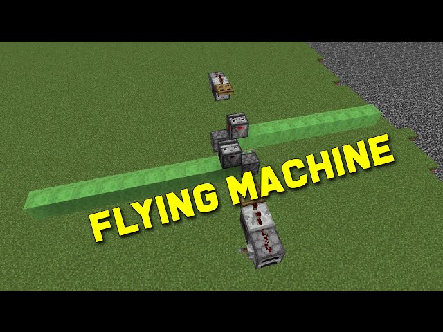 How To Make Minecraft Flying Machine