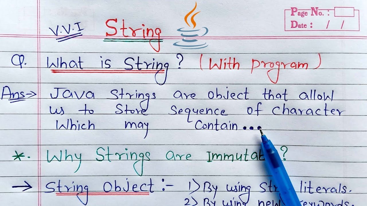 What Is String Full Explanation Why String Is Immutable In Java