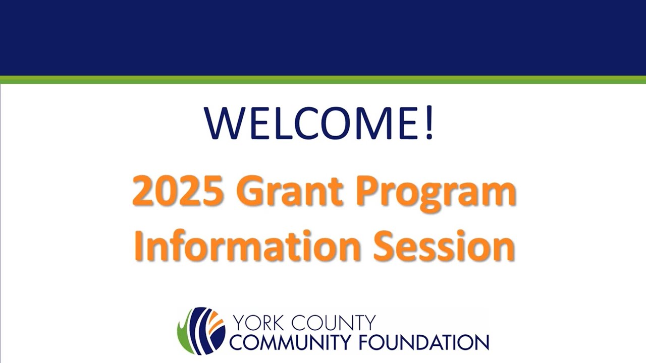 2025 Grant Program Information Session Youtube