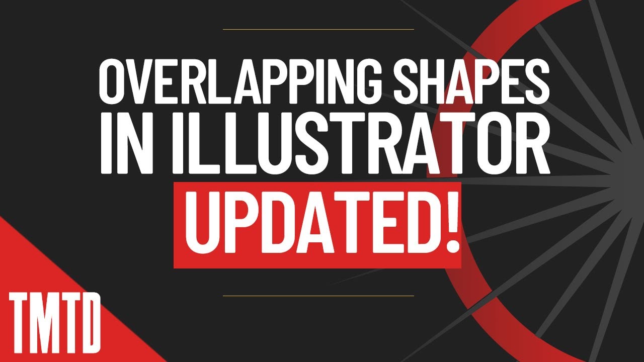 Overlapping Shapes In Illustrator Youtube