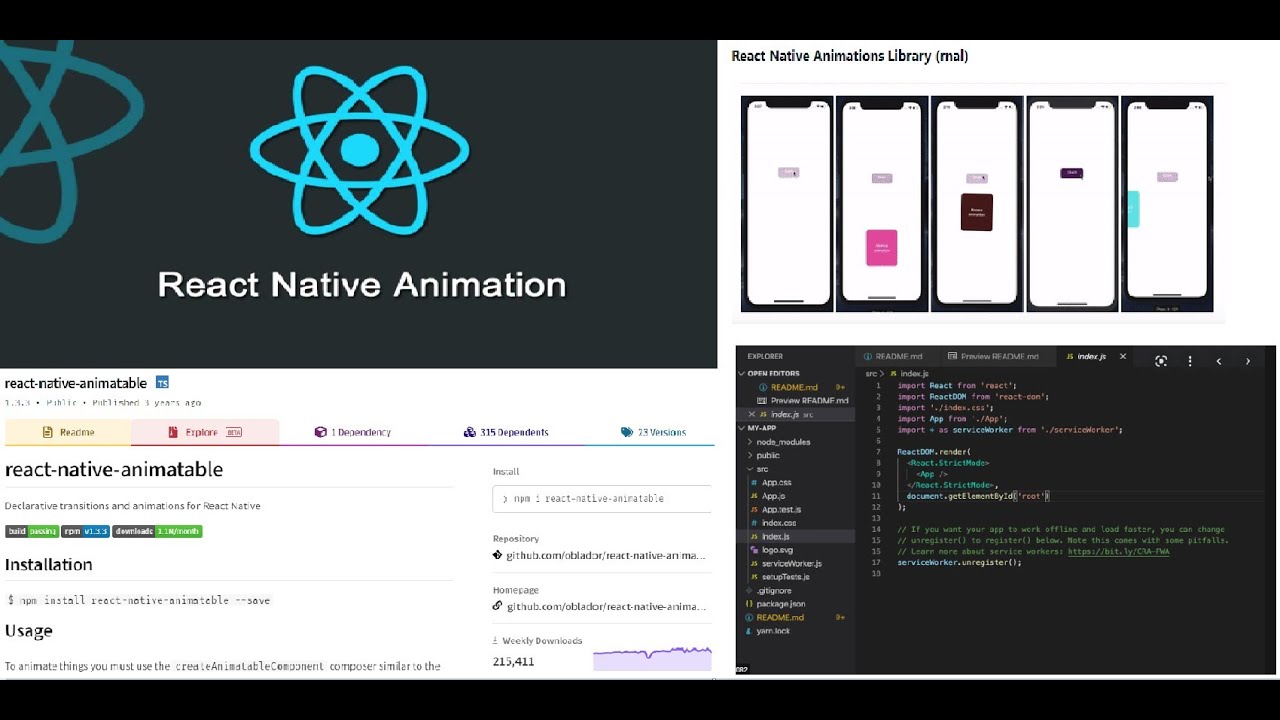 React Native Animatable Animation In React Native React Native