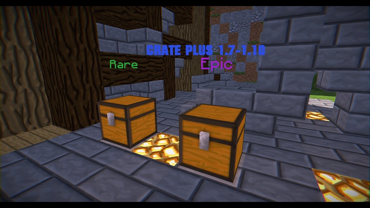 Minecraft Crate Plus Plugin 1 7 1 10 Youtube