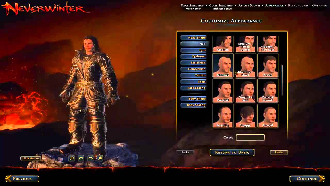 Neverwinter Online Playthrough Part 1 Character Creation Youtube