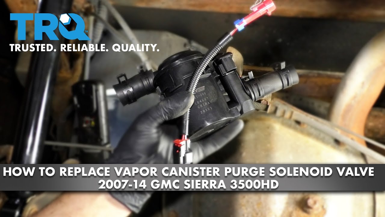 How To Replace Vapor Canister Purge Solenoid Valve 2007 14 Gmc Sierra