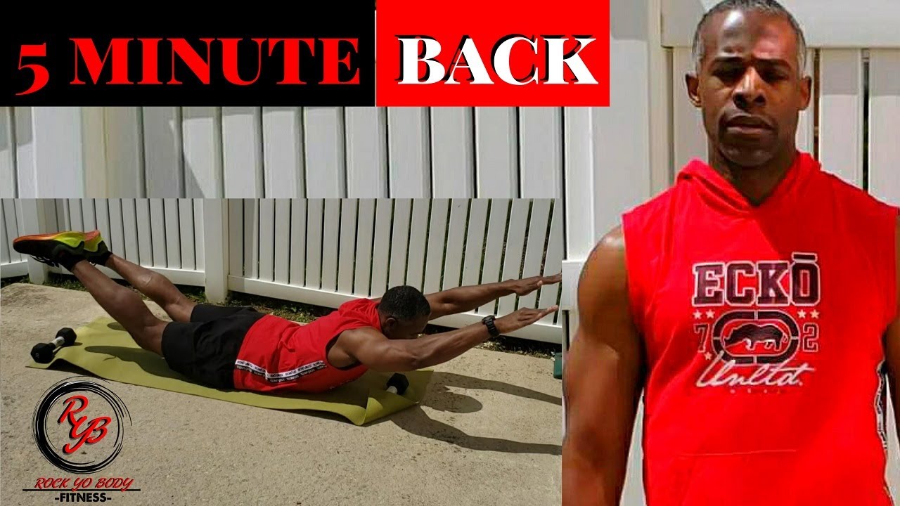 5 Minute Back Workout Youtube