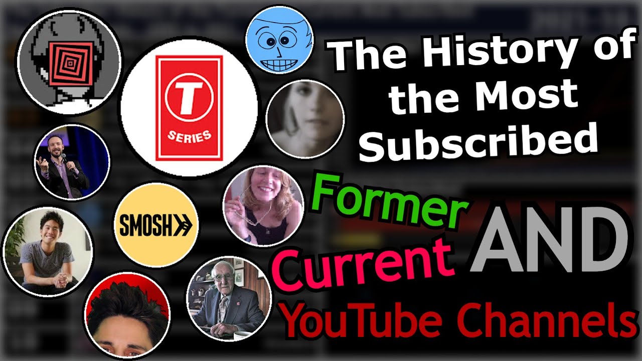 The Subscriber History Of The Former And Current Most Subscribed