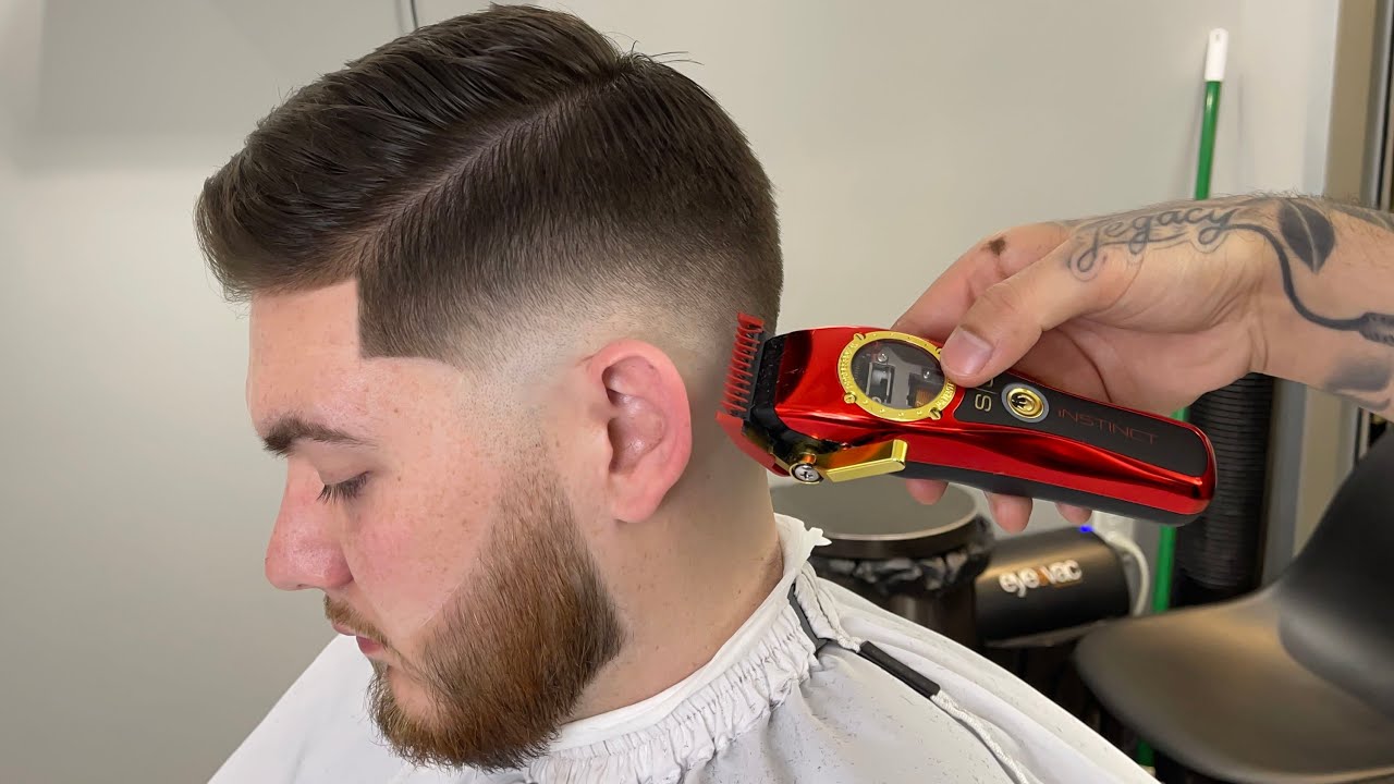 Perfectly Faded Combover Barber Tutorial Youtube