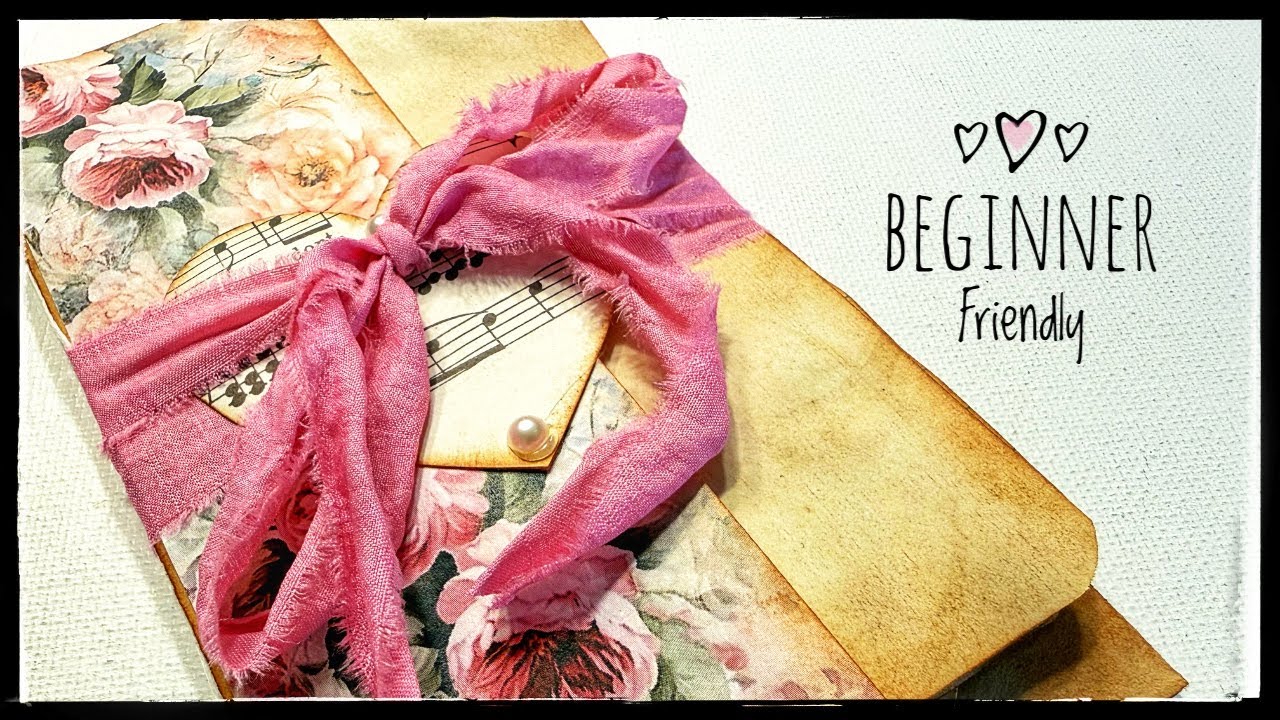 Easy Envelope Journal Tutorial Journal Making Beginner Friendly
