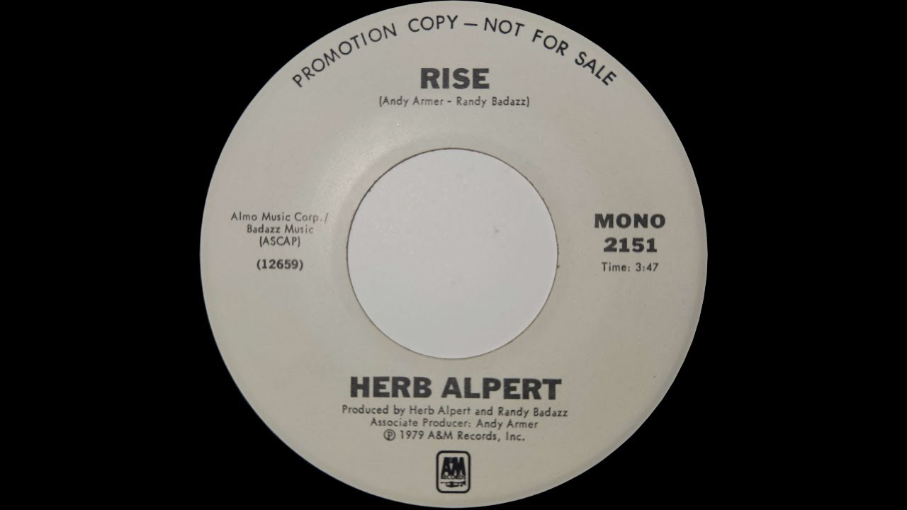 Rise Herb Alpert Mono Youtube