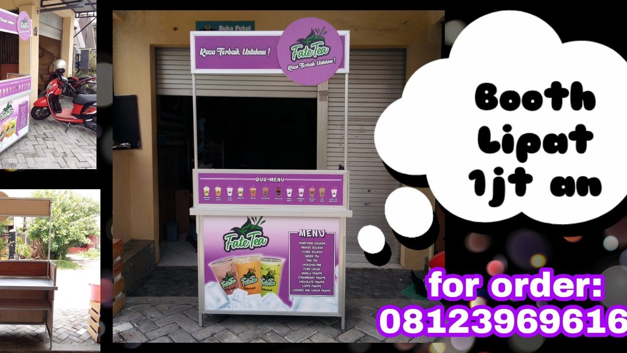 Booth Portable Rombong Lipat Untuk Jualan Minuman 081239696166