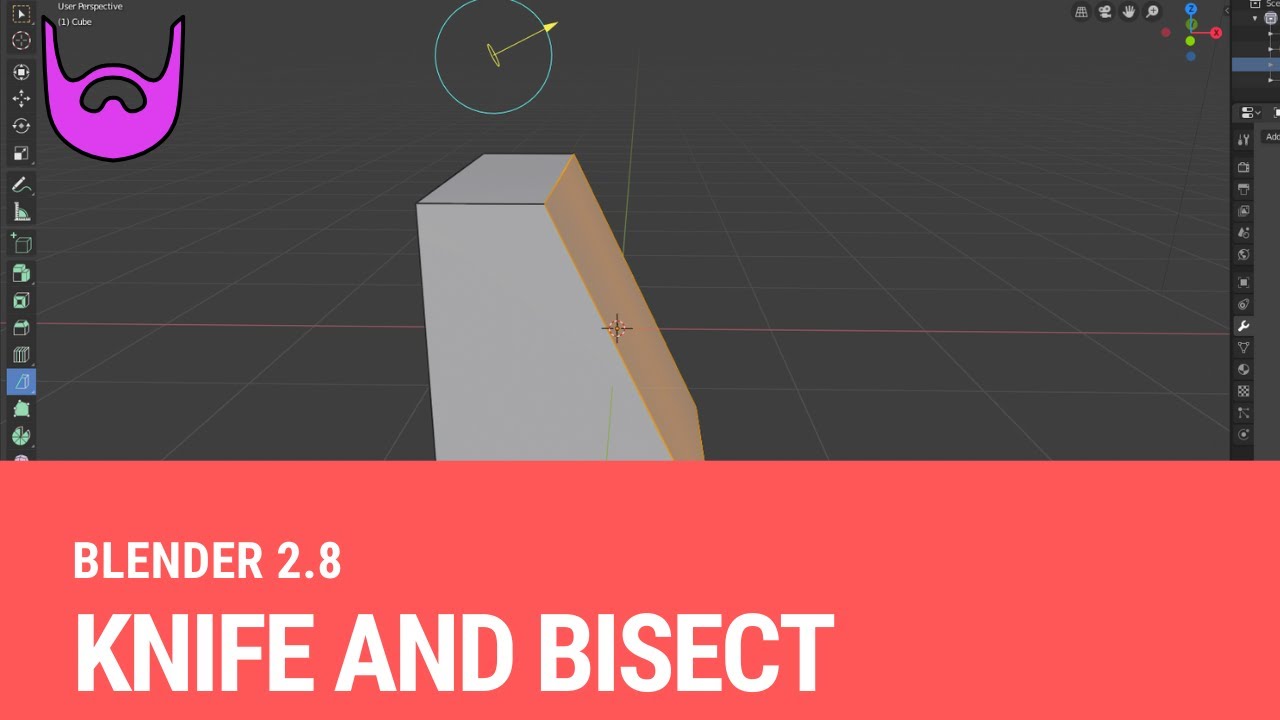 Knife And Bisect Tools Blender 2 8 Youtube