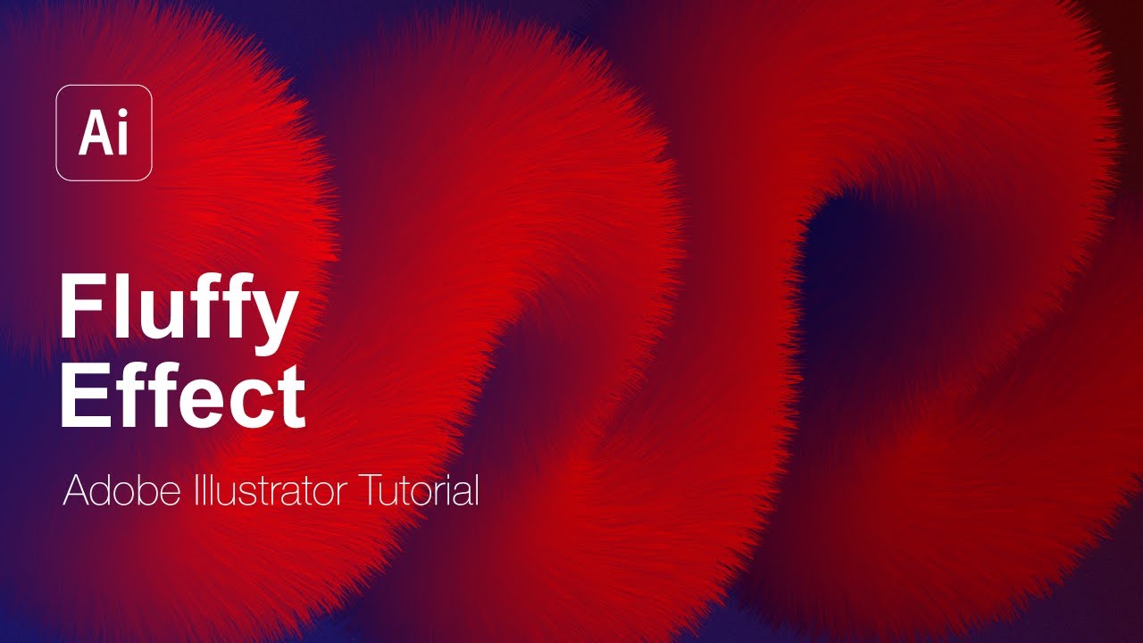 Fluffy Effect With Gradient Adobe Illustrator Tutorial Youtube