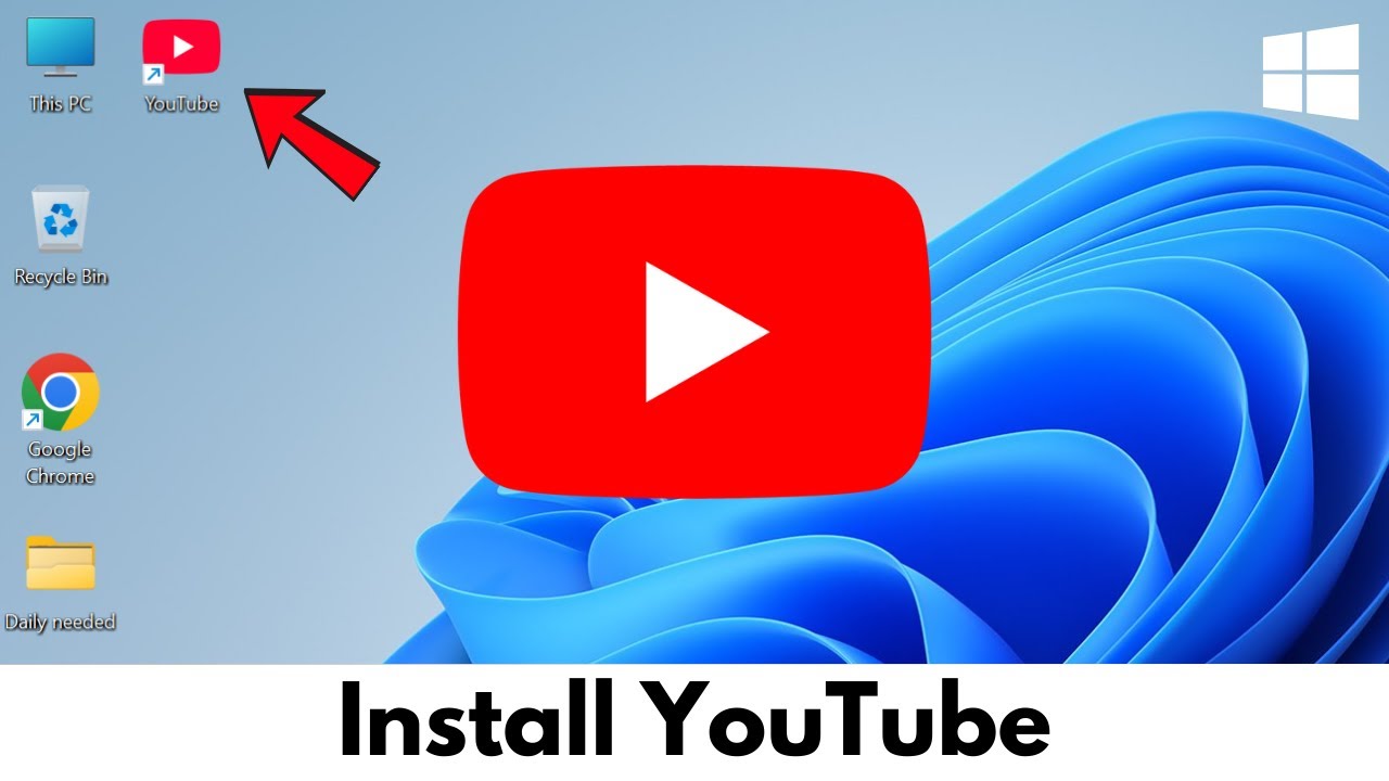 How To Install Youtube On Windows 11 Laptop Pc Youtube