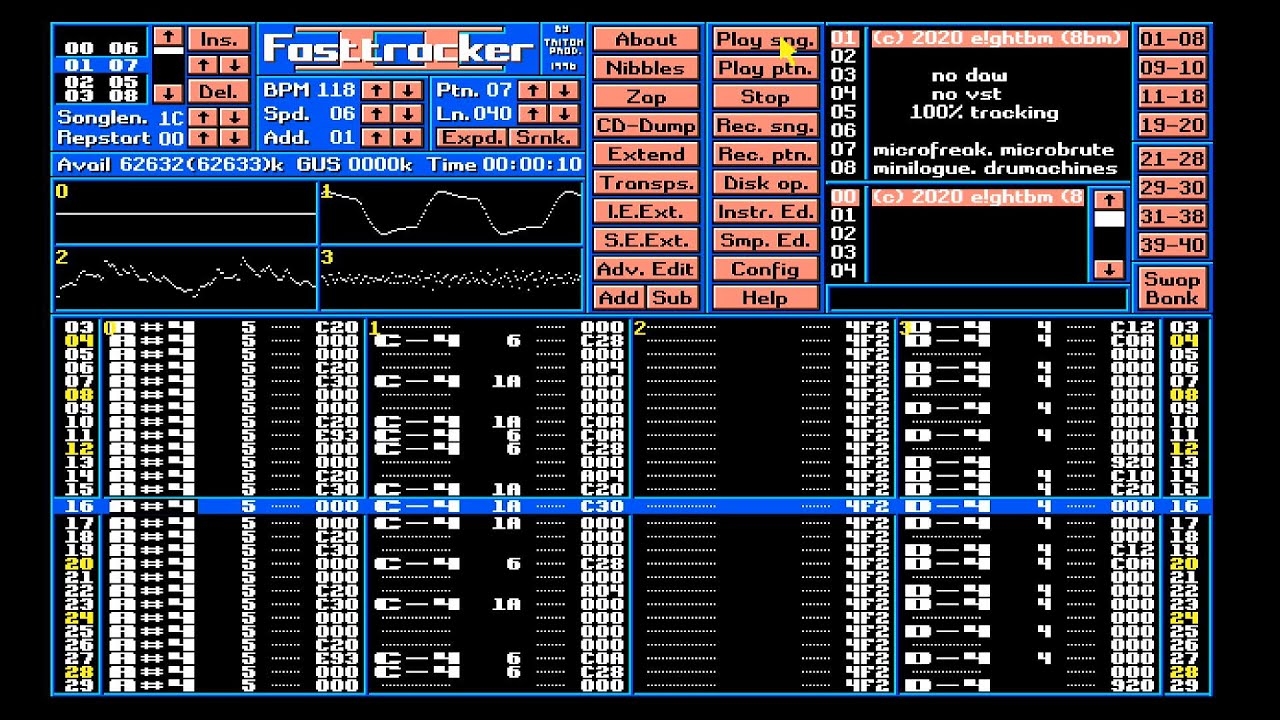 Fasttracker 2 Dos Youtube