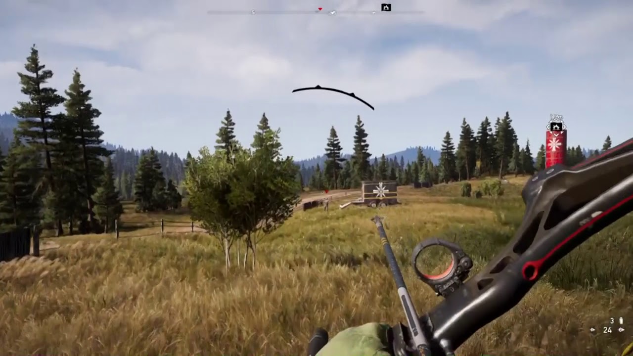 Far Cry 5 Longest Arrow Kill Youtube