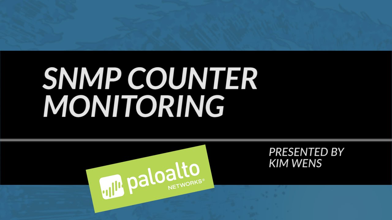 Tutorial Snmp Counter Monitoring Youtube