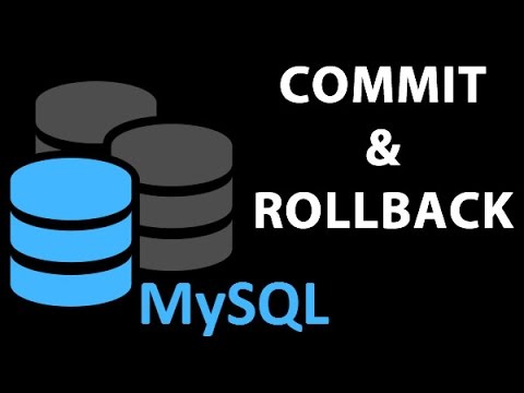 Mysql Commit Rollback Youtube