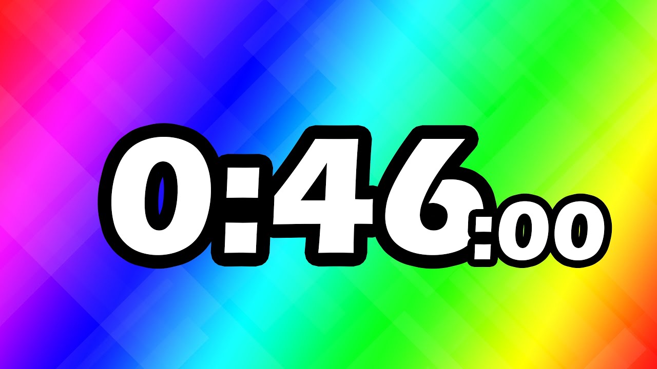 46 Second Timer Countdown Youtube