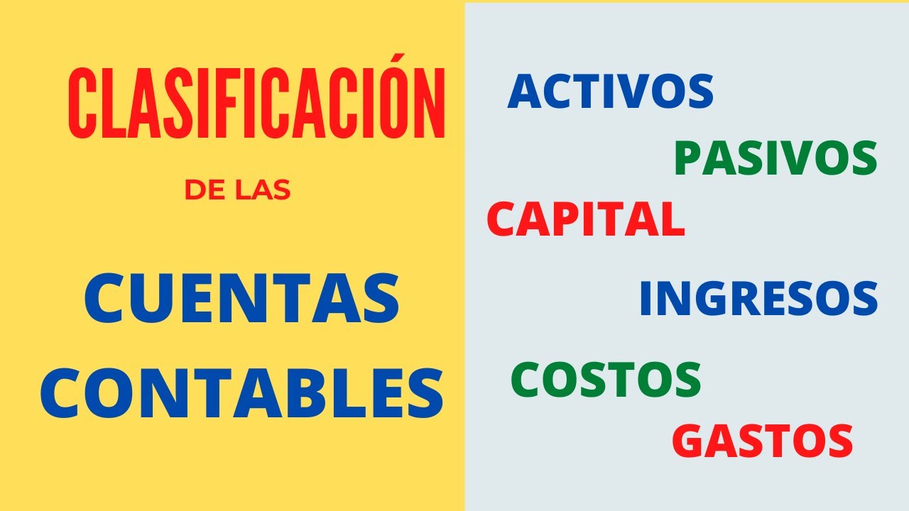 Qué Son Las Cuentas Contables Y Cuál Es Su Clasificación Silke Nolden